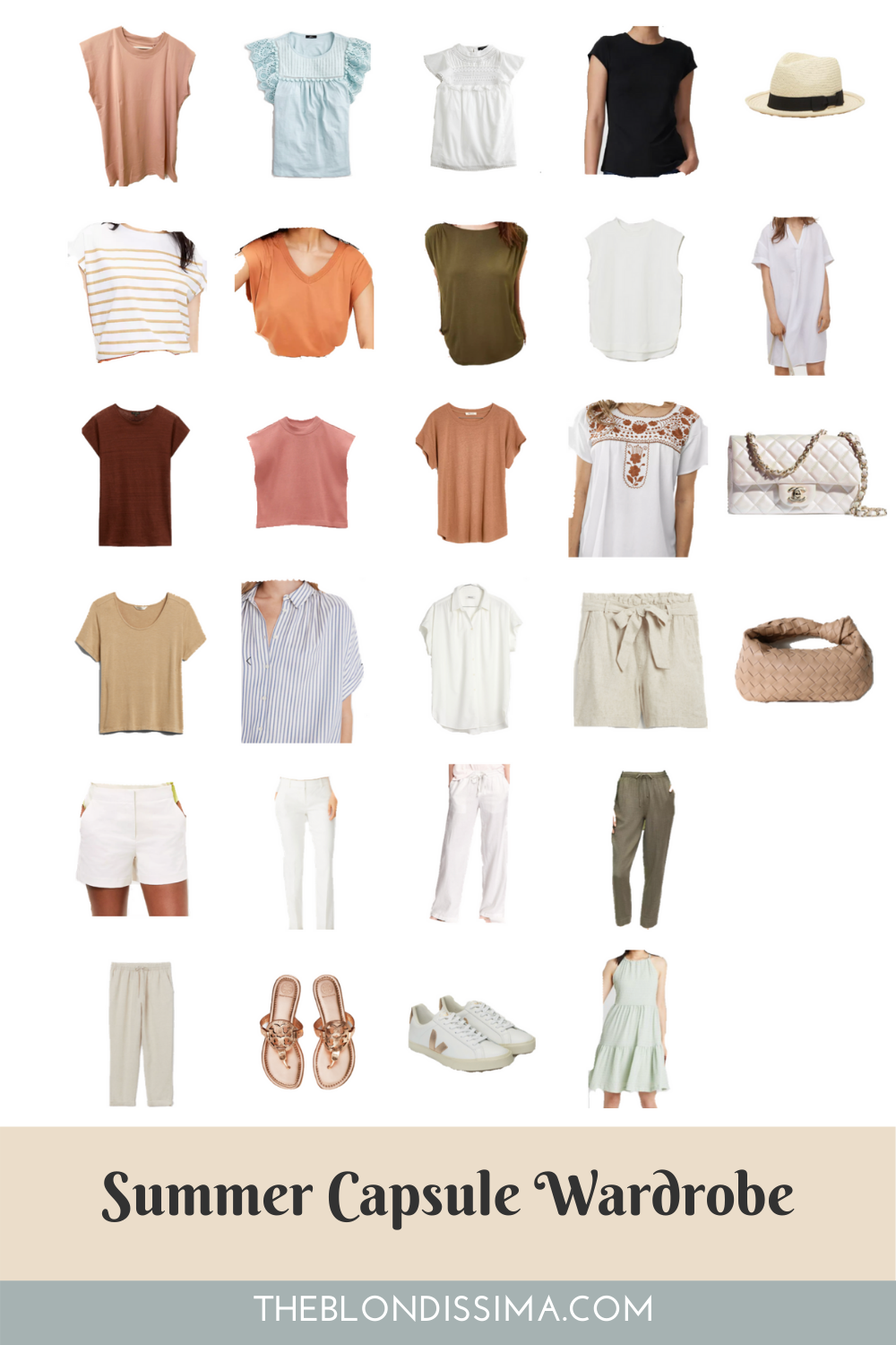 Summer Capsule Wardrobe - The Blondissima