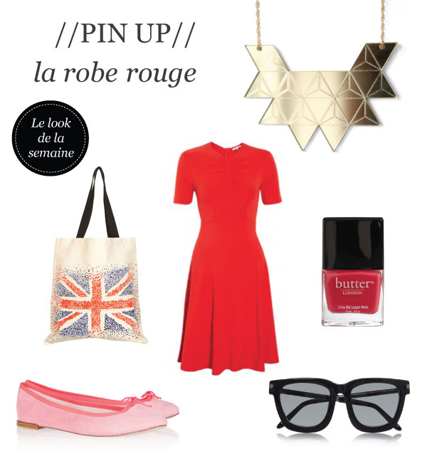 nettement chic: Le look de la semaine : la robe rouge