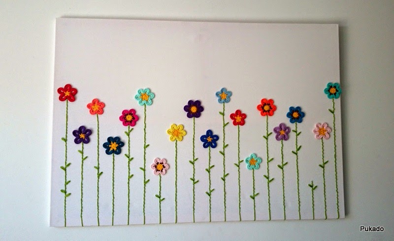 Pukado By Patricia Stuart: Crochainting - Crochet and a Canvas ...