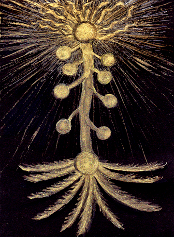 patottoart: The Book of Symbols, Day 56: Kabbalistic Tree