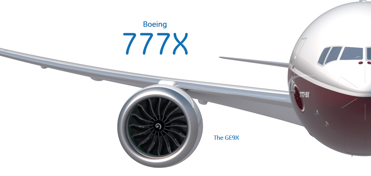 GE9X engine for the 777X will be 10% more efficient than any twin aisle ...