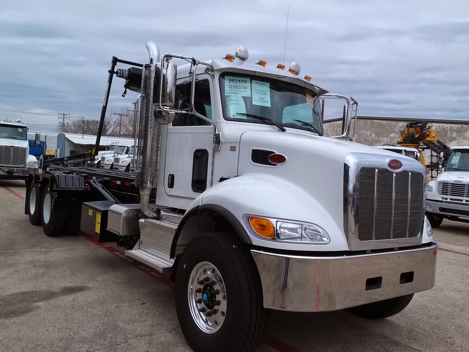 Boom Truck Sales & Rental: NEW 2015 Peterbilt 348 G&H 1560 Rolloff