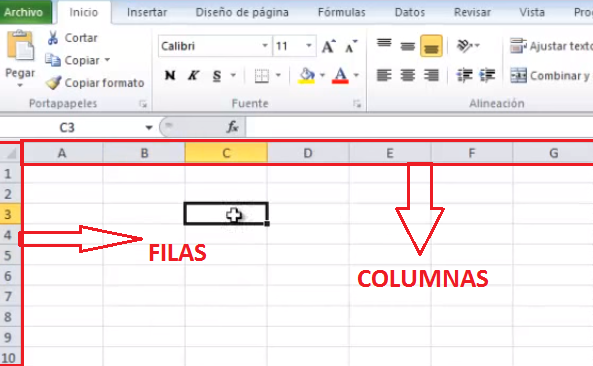 Hoja De Excel Componentes