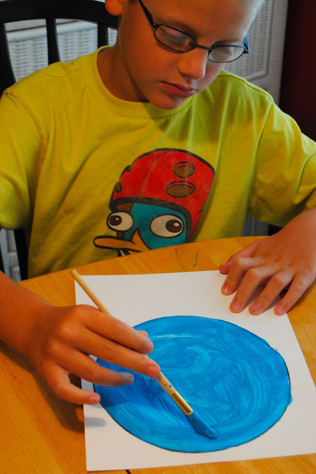There's No School Like Homeschool: Earth Handprint Craft Tutorial