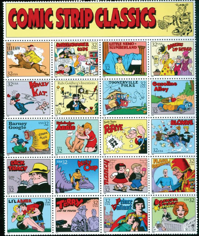Indiana Illustrators and Hoosier Cartoonists: Postage Stamps