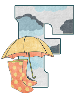 Abecedario Día de Lluvia. Raining Day Alphabet. - Oh my Alfabetos!