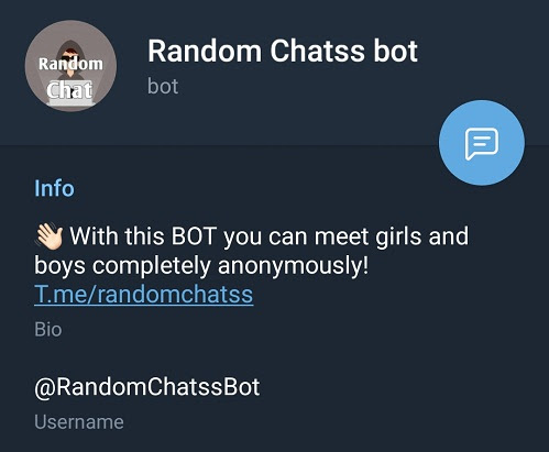 Bot Telegram Anonymous Chat Terbaru - Blogger Toraja