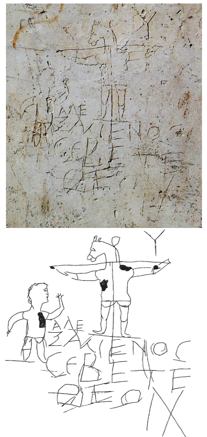 Devotion to the Holy Face of Jesus: Alexamenos graffito