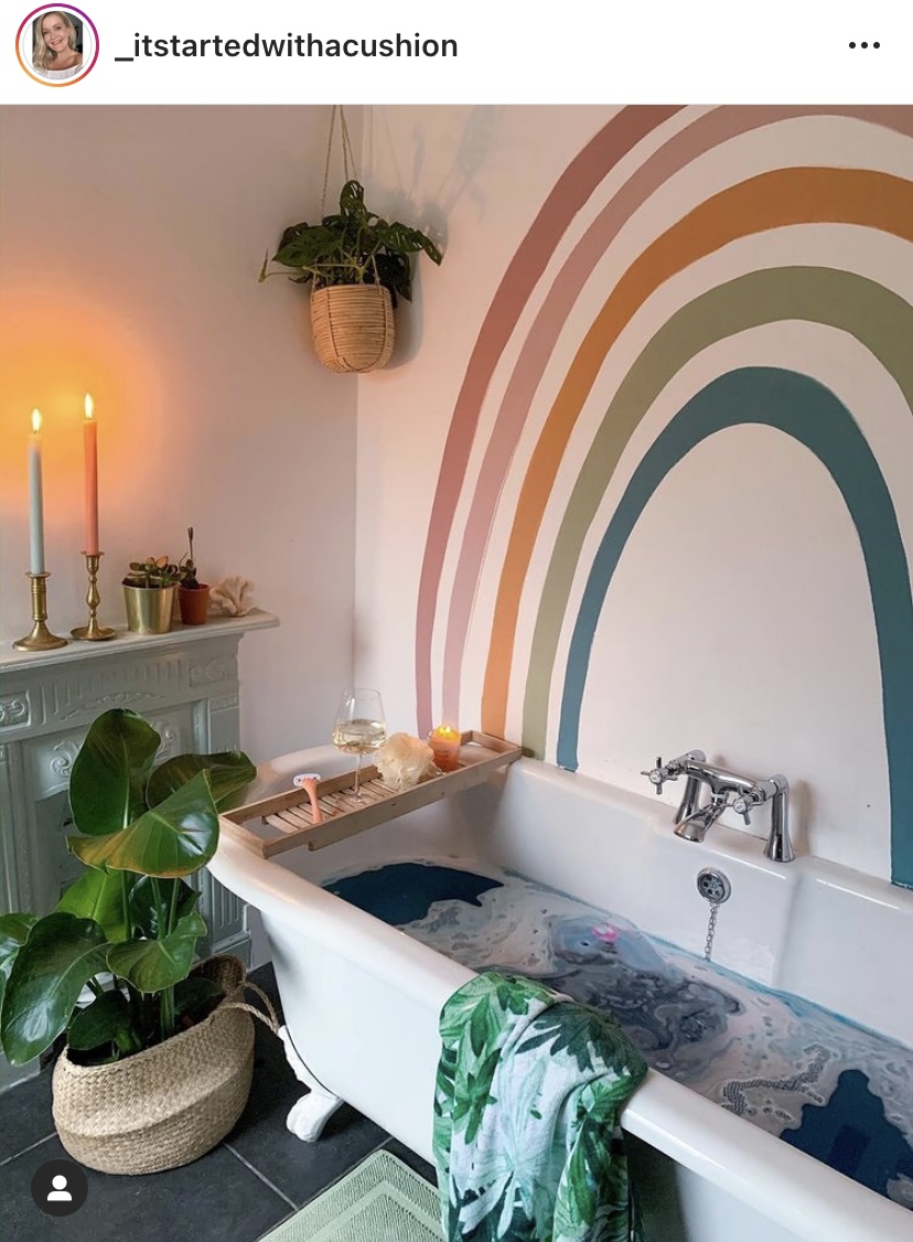 10 simple ways to add colour blocking to your home | Dove Cottage