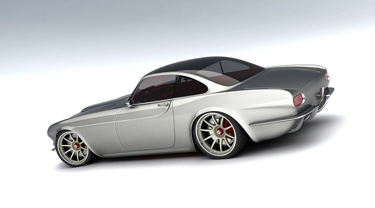 Net Cars Show: 2009 VOX Volvo P1800 Custom Concept