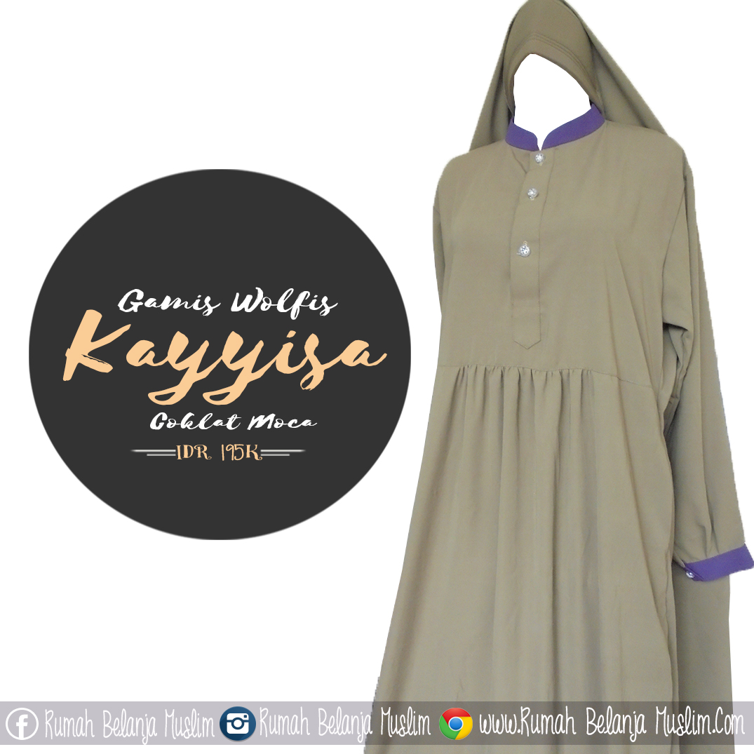 RUMAH BELANJA MUSLIM: Gamis Muslimah Terbaru Edisi Kayyisa