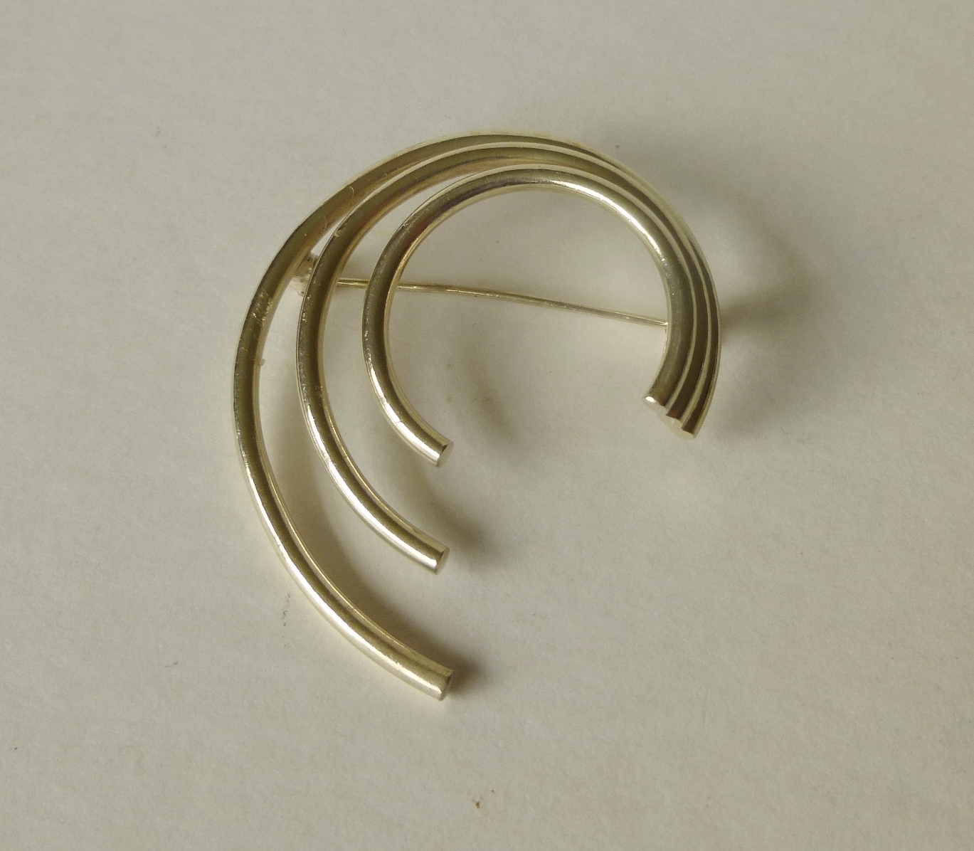 Scandinavian Silver News: Danish modern abstract silver brooches