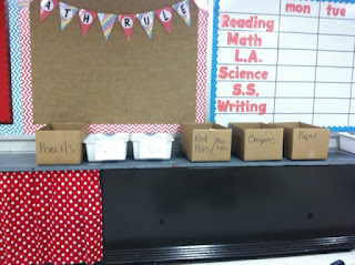 Mrs. McDonald's 4th Grade: Back to School: Putting Up Supplies