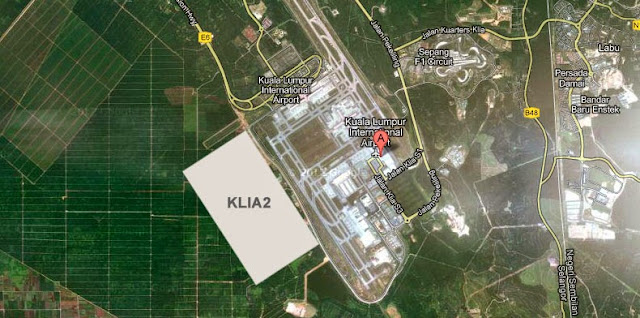 KLIA2 Actual Location (Maps) | MainProp.com