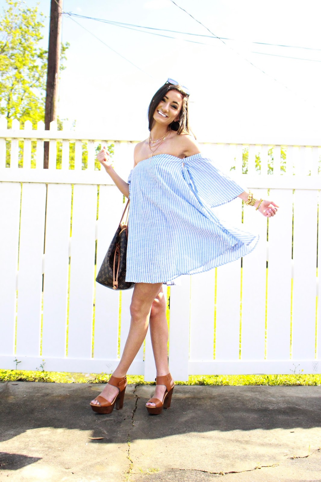 Perfect Off The Shoulder Dress For Spring — Brandilyn Anne