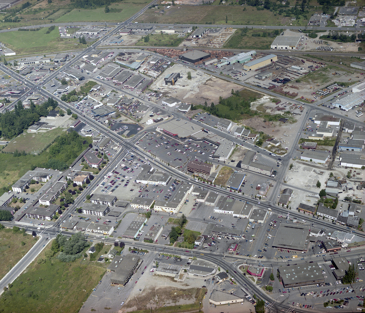 The South Fraser Blog Aerial Photo Shows Western Portion Of Downtown the-south-fraser-blog-aerial-photo-shows-western-portion-of-downtown