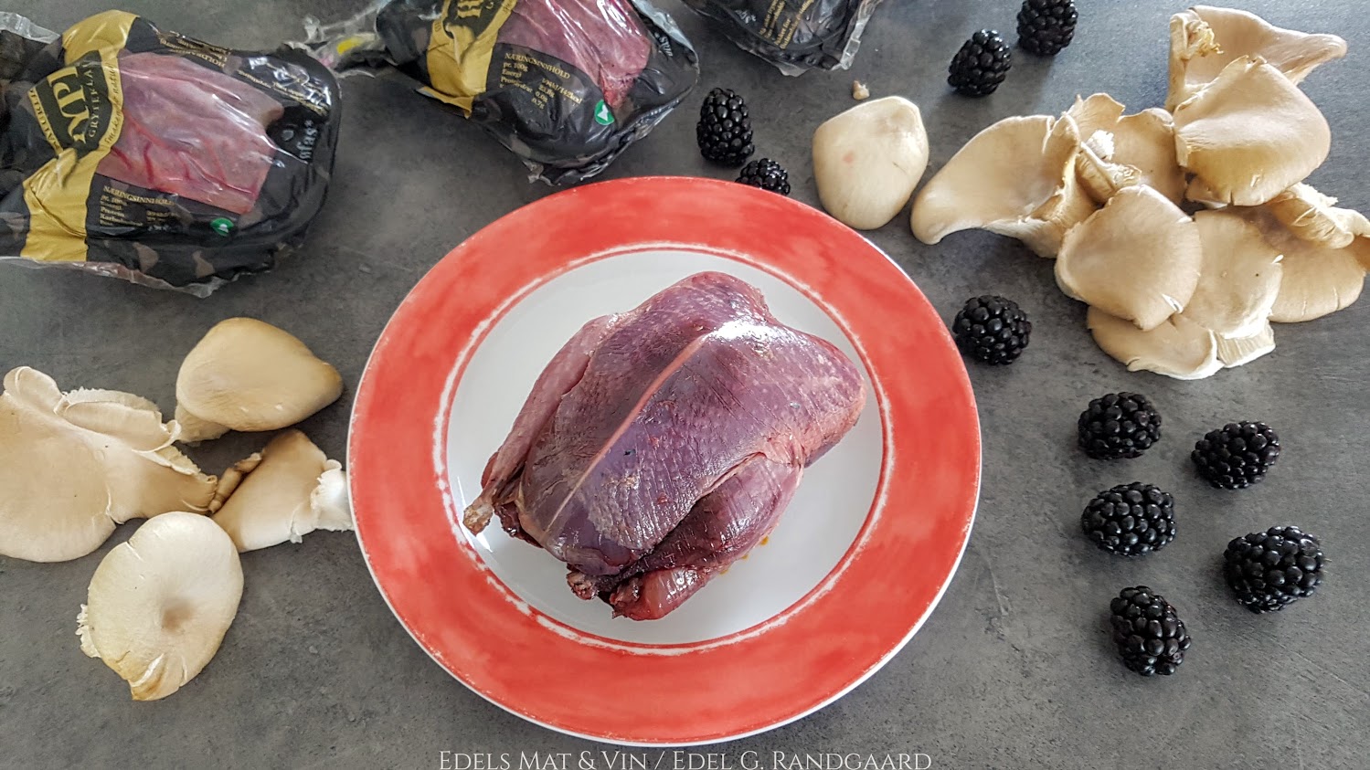 Edels Mat : Rype med poteter & rosenkål surret i bacon, stekt sopp og ...