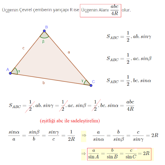 Sinüs teoremi ve ispatı « Net Fikir