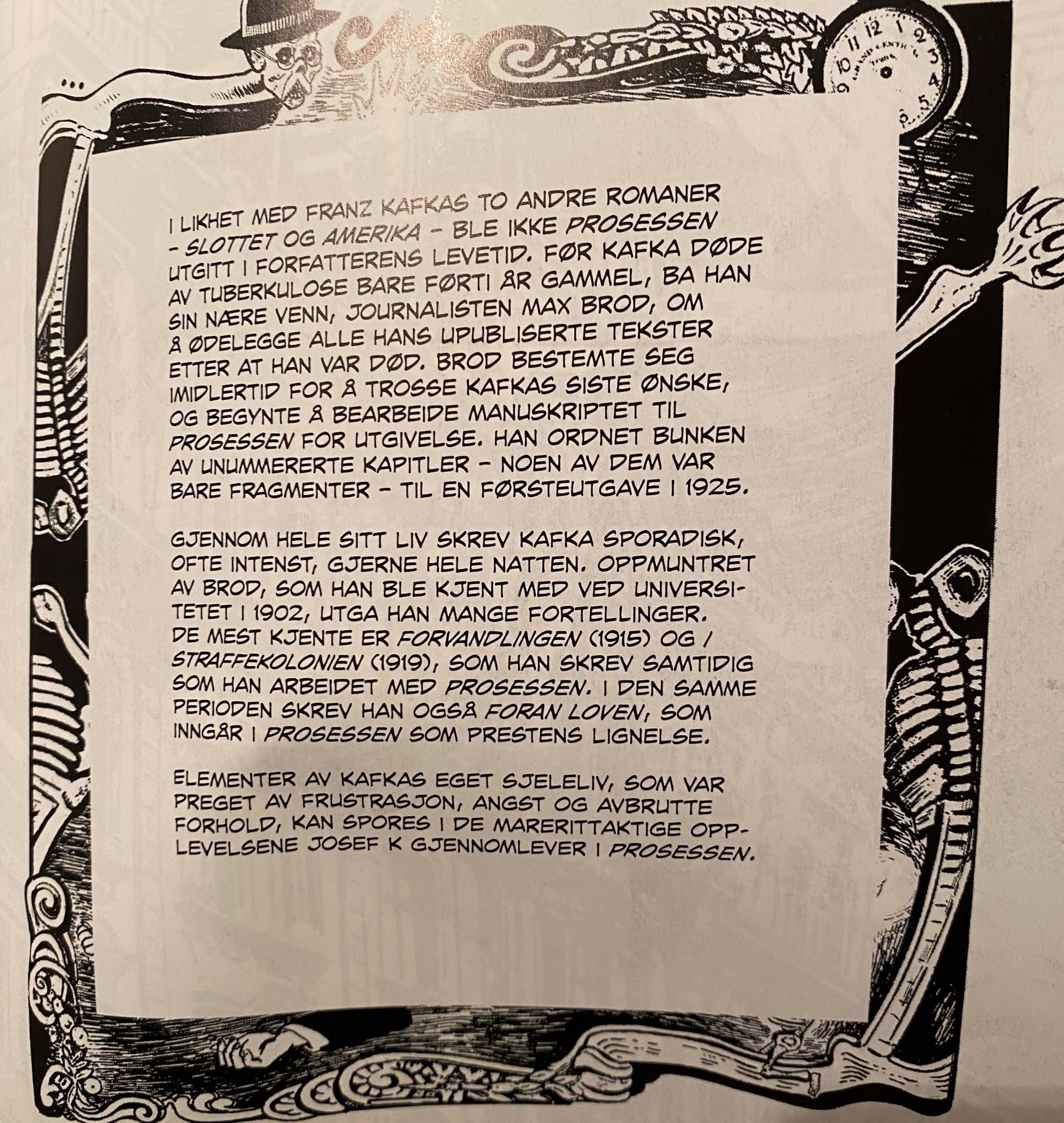 Artemisias Verden: Prosessen av Franz Kafka. Tegneserieroman illustrert ...