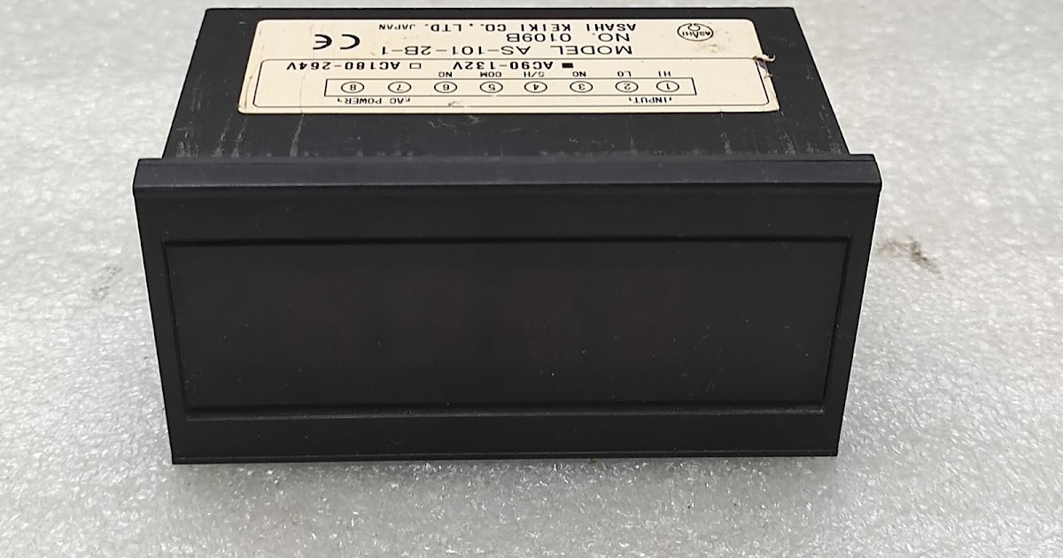 ASAHI KEIKI AS-101-2B-1 DIGITAL PANEL METER90-132V AC