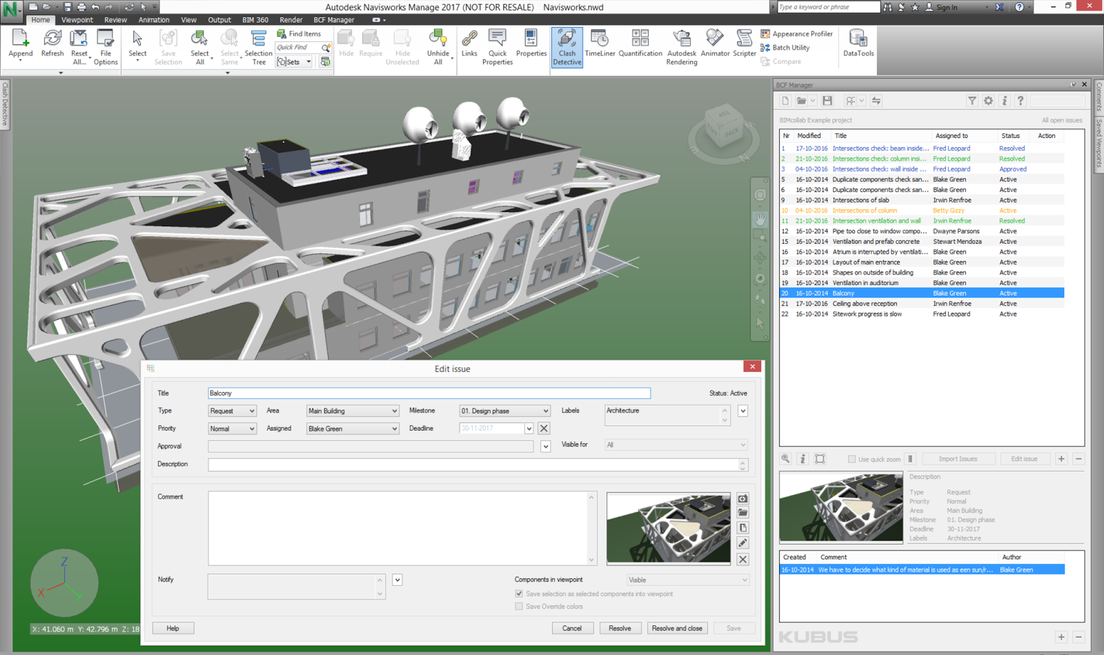 Revit Add-Ons: BIMcollab BCF Manager for Navisworks Version 3.1