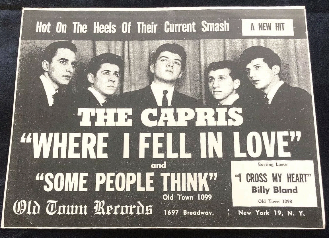 WHITE DOO-WOP COLLECTOR: THE CAPRIS_Darling