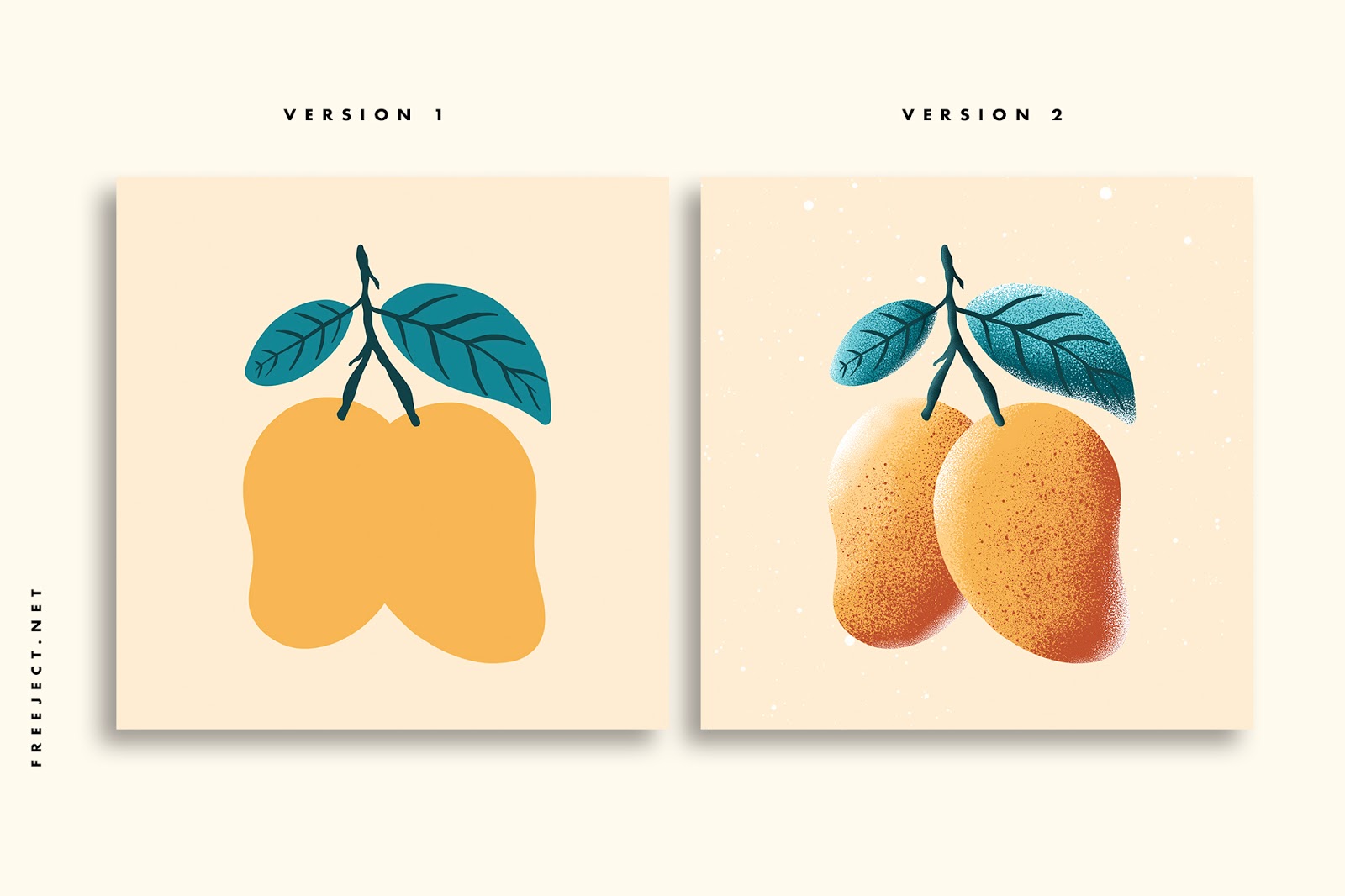 Mango illustration - Free Download PSD File
