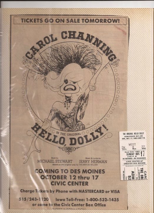 Michael DeVries (Cornelius Hackl, 1995 Broadway Revival of Hello, Dolly ...