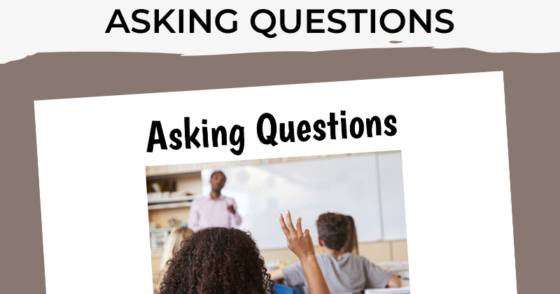 Asking Questions Social Story | And Next Comes L - Hyperlexia Resources