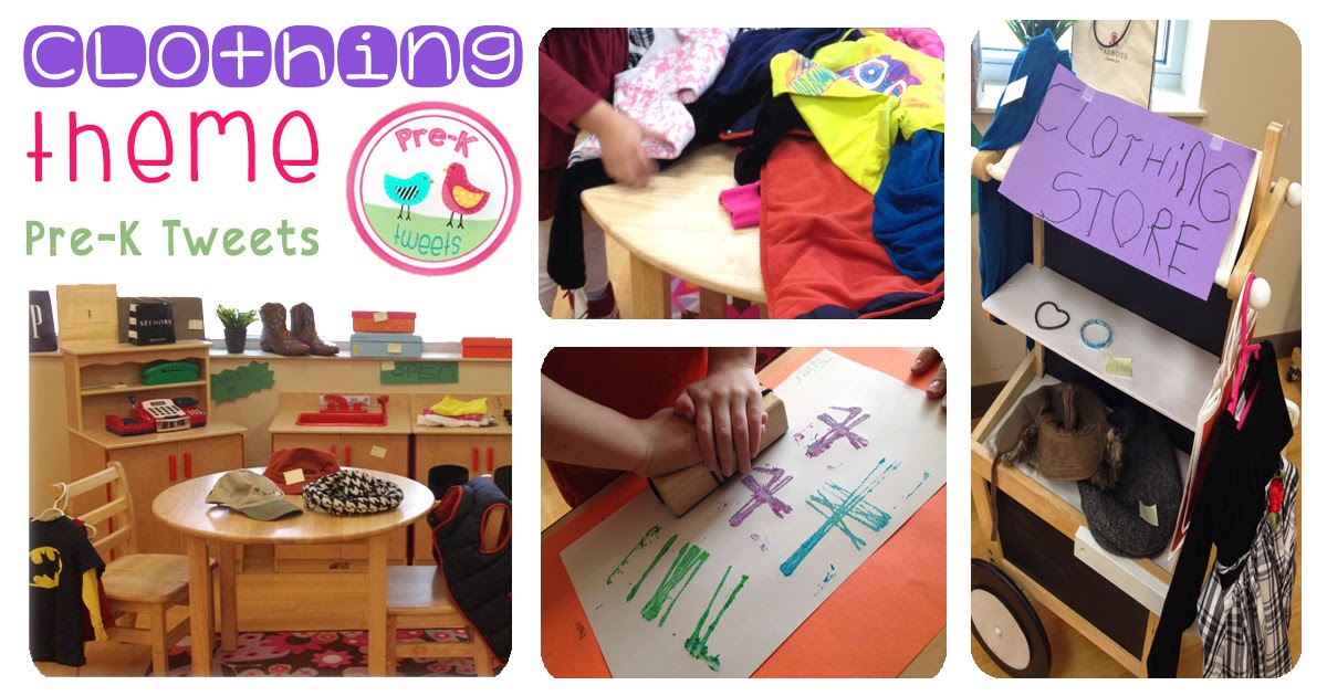 Pre-K Tweets: Clothing Unit Resources & Ideas!
