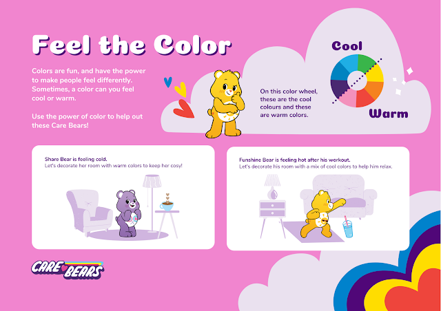 Collection of Care Bears templates exclusively available for Canva for ...