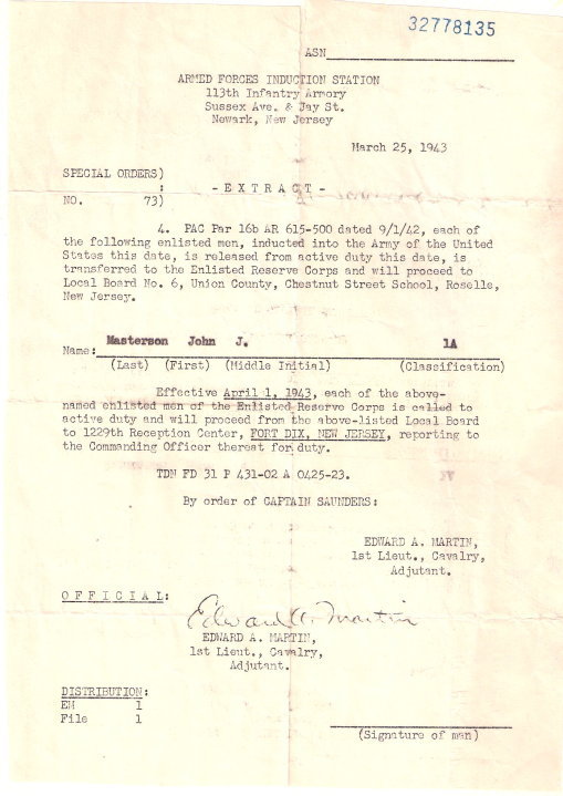 WWII - Love, Johnnie: Love, Johnnie – a World War II Story