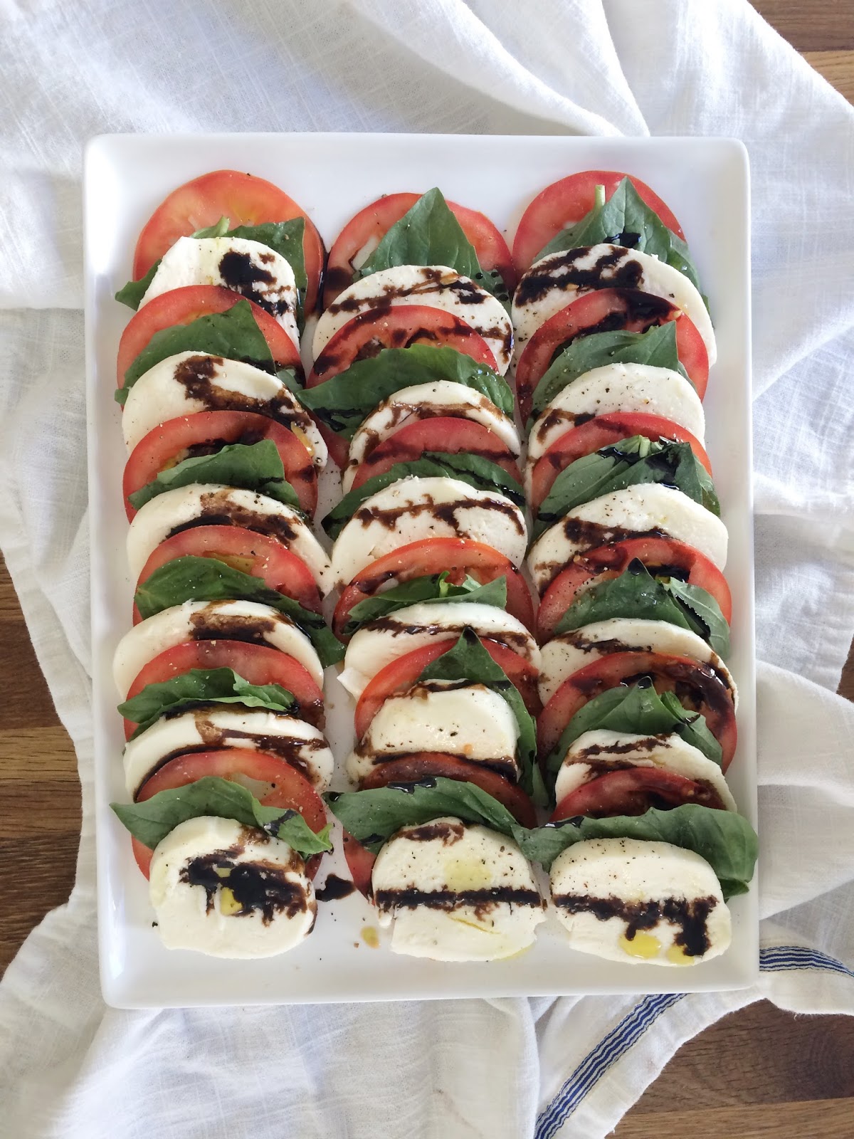 Just A Darling Life: Caprese Salad with Balsamic Glaze