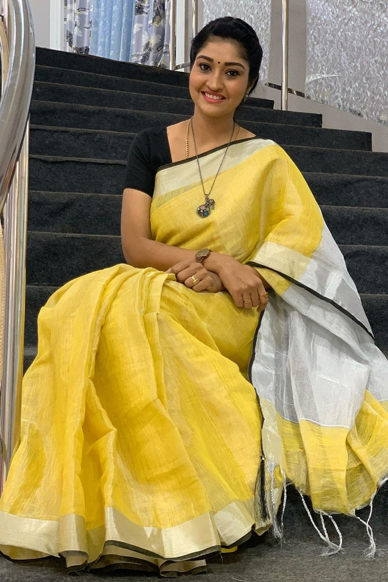 Serial Actress Neelima rani latest beautiful saree photoshoot