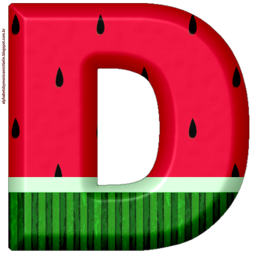 M. Michielin Alphabets: WATERMELON ALPHABET E BENEFITS, ALFABETO DE ...