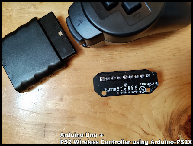 Arduino-er: Arduino read Playstation 2 compatible Wireless Controller ...