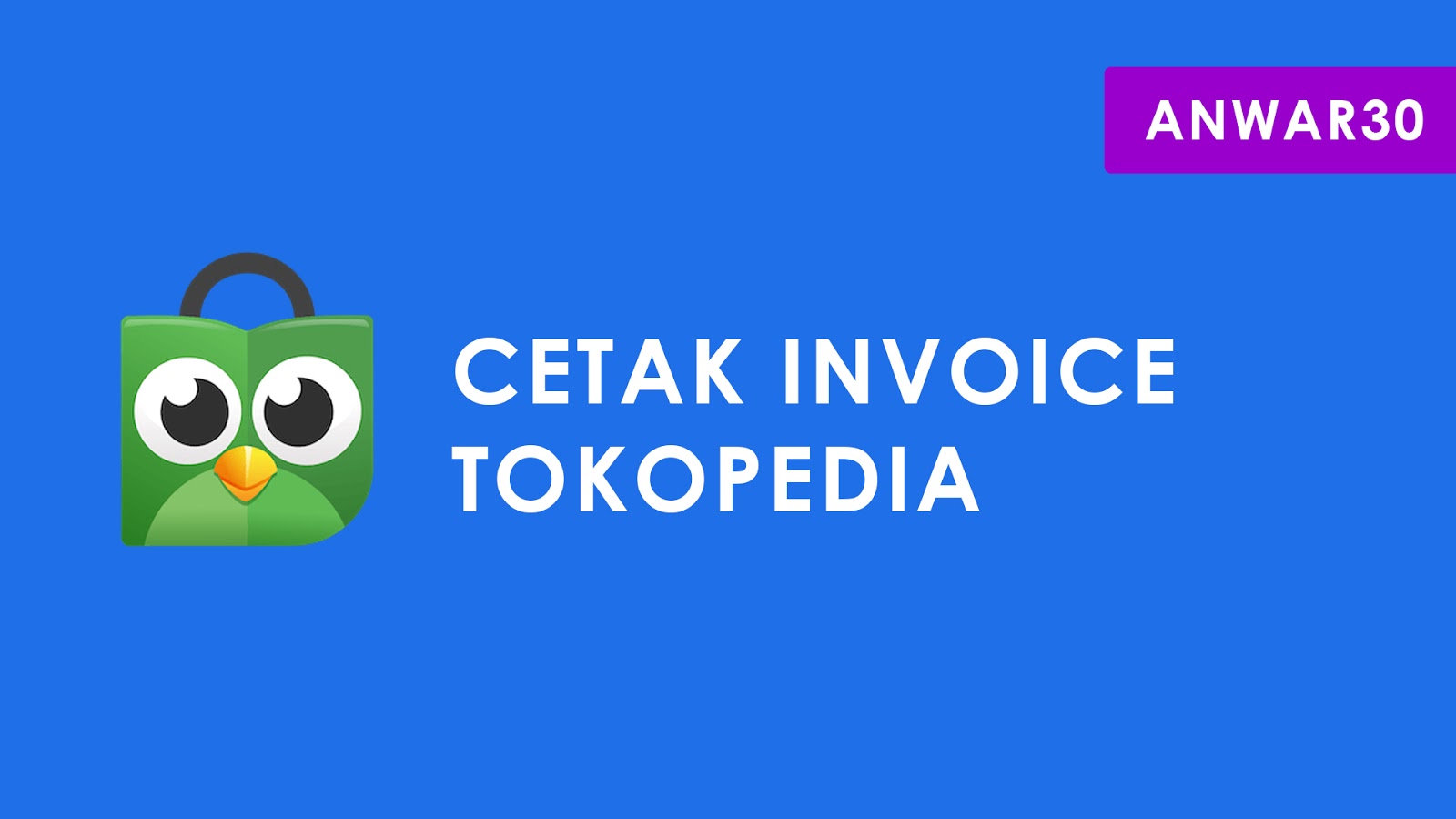 Cara Print Invoice Tokopedia Lewat Hp | Hutomo