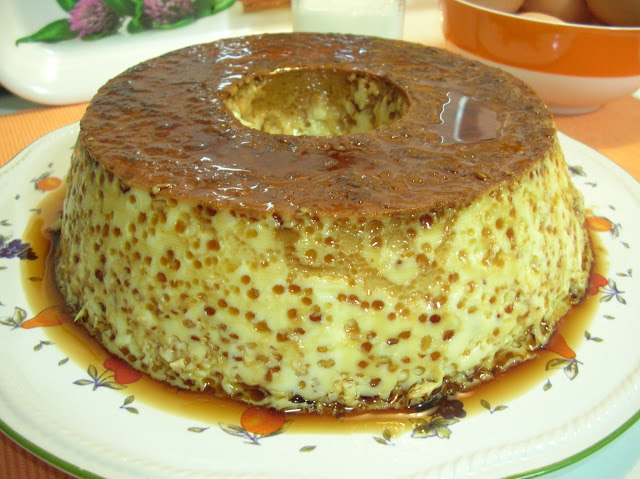 Nuvola Glacé / Mary: Flan de huevo enriquecido con infusión Turkish honey