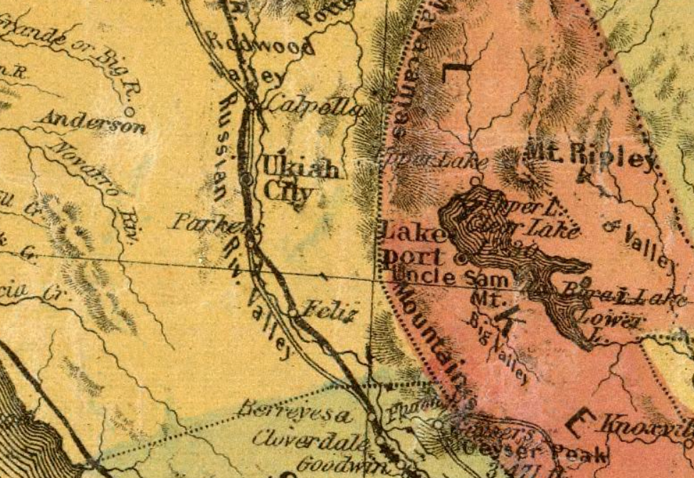 Former US Route 101 on State Street in Ukiah and the Highway Corridors ...