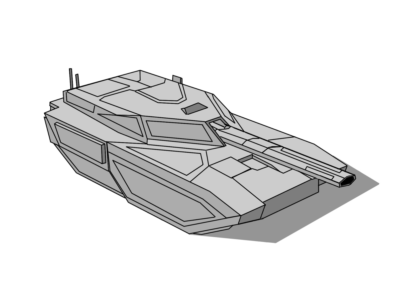 Hayden Wakeling Gaming: Futuristic tank
