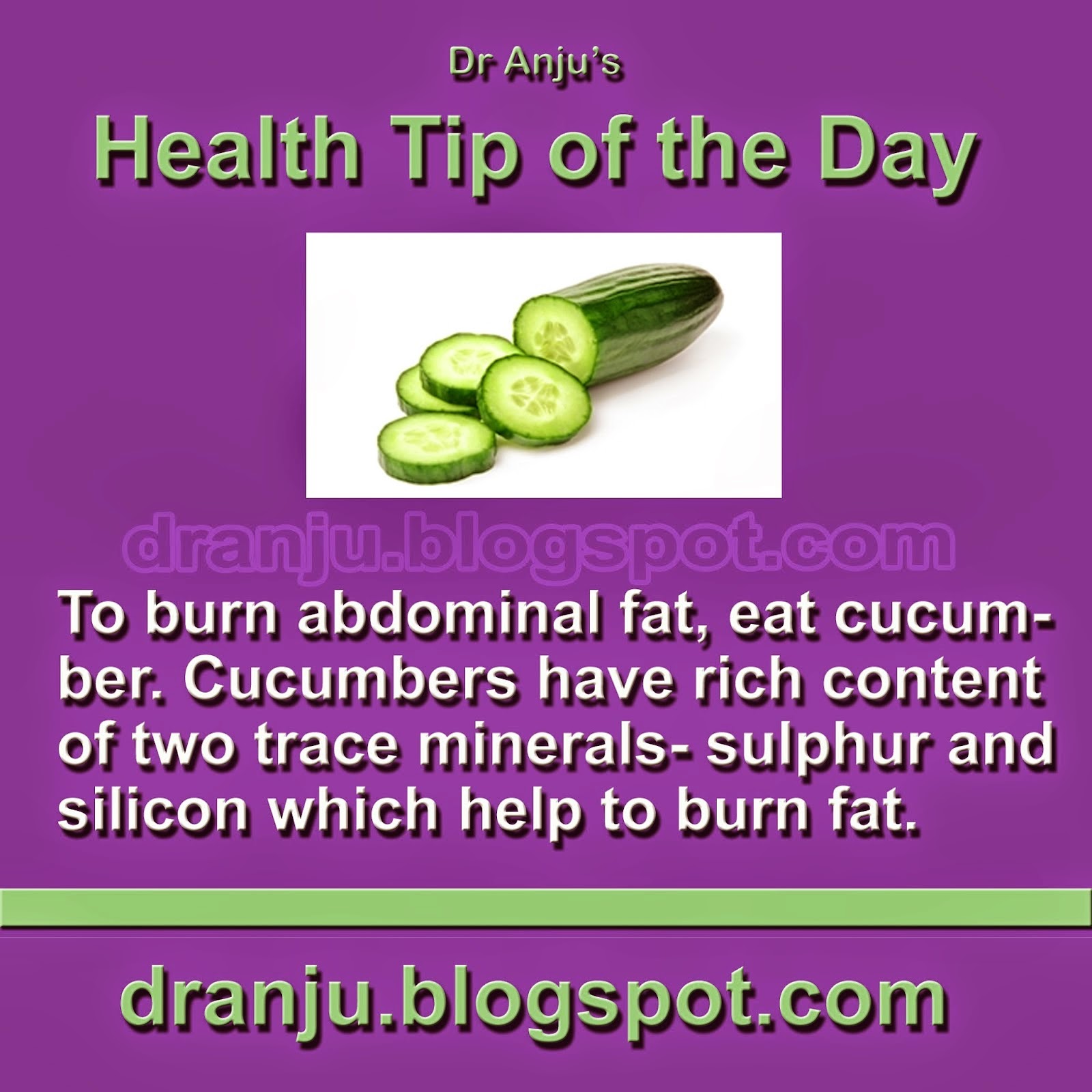 Dr. Anju's Health Tips: Health Tip of The Day - 22nd May