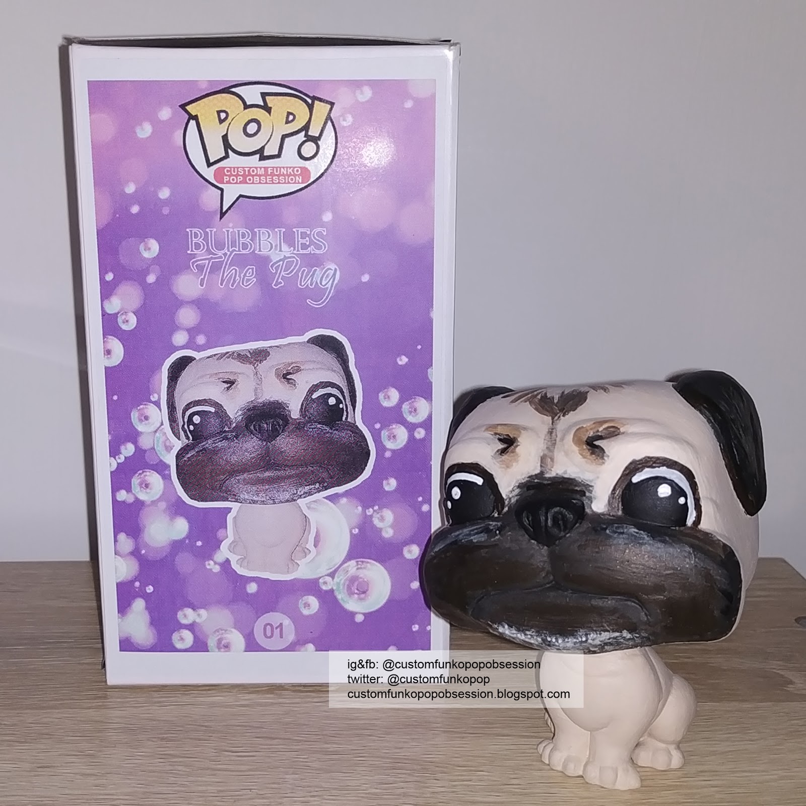 Dog Custom Funko Pop Of A French Bulldog