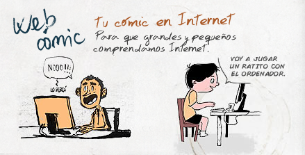 Cómics de OSI sobre internet