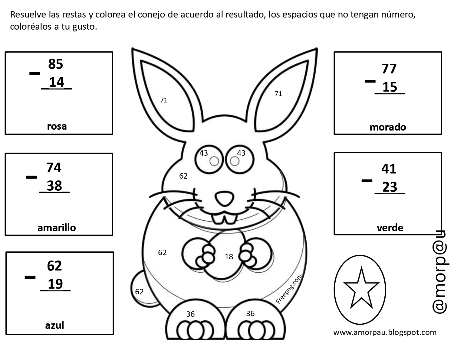 Cuadernillo de Pascua: Actividades matemáticas y de redacción.