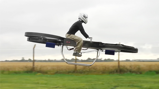 Yow will be amazed to see these Flying Hoverbikes