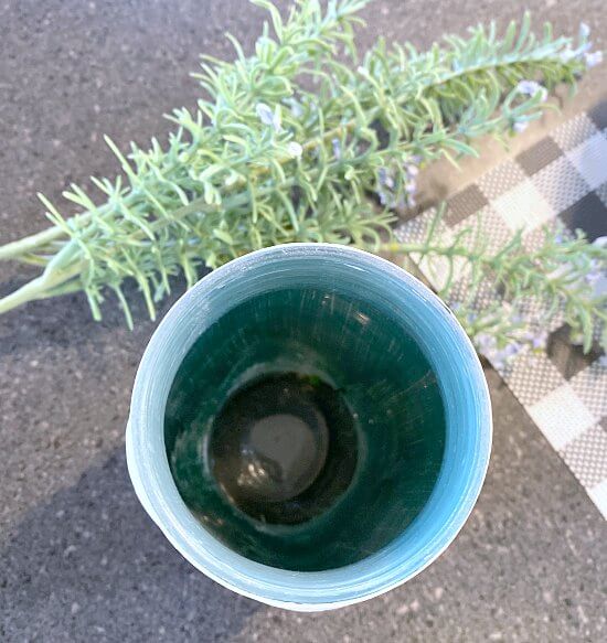Painted Mason Jar Vase with a Farmhouse Transfer Design