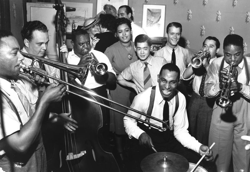 Amazing Vintage Photos Capture Legendary Artists During a Jam Session ...