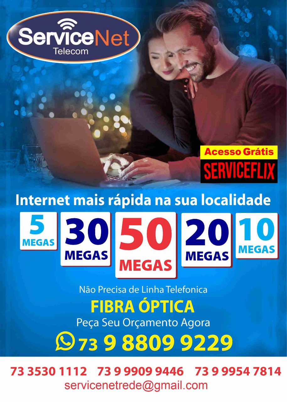 Conheça os nossos Planos de Internet. Agora com 100 Megas!