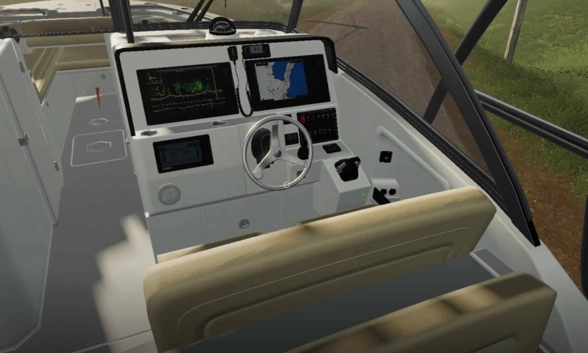 FS19 27FT Grady White Boat and Trailer v1.0 - FS 19 & 22 USA Mods ...