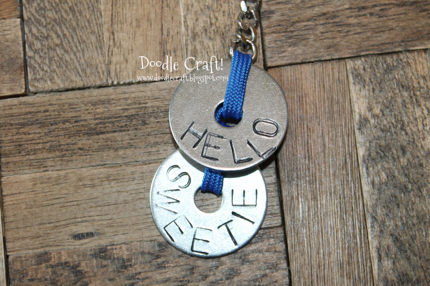 Hand Stamped Metal Washers!